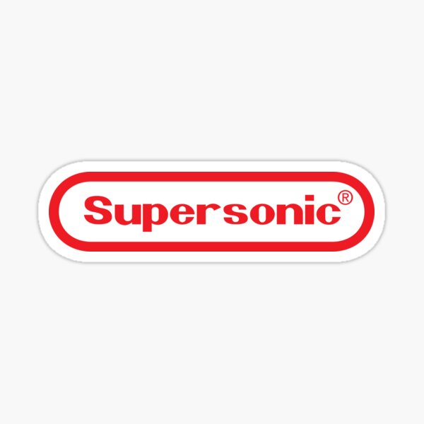 "Oasis // Supersonic (Nintendo Style)" Sticker by Sound-Tees | Redbubble