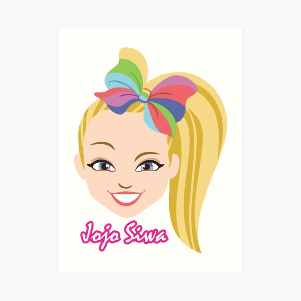 "Jojo Siwa Art" Art Print by cahnom | Redbubble