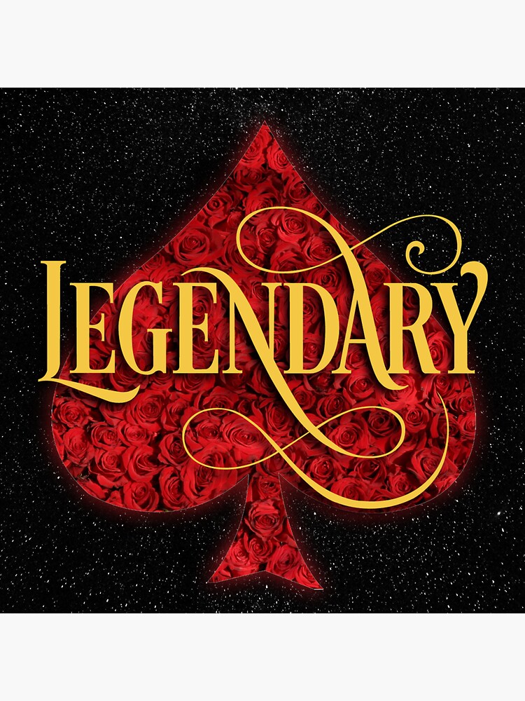 "Legendary Book Cover" Sticker for Sale by BookishWaves | Redbubble