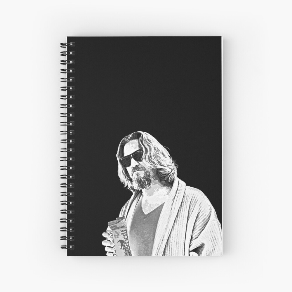 "The Big Lebowski -The Dude" Spiral Notebook by grayagi | Redbubble