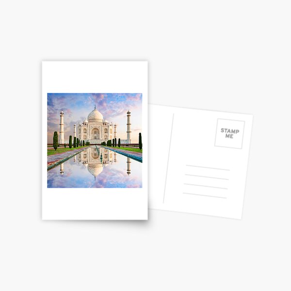 "Taj Mahal" Postcard for Sale by Trendytstore | Redbubble