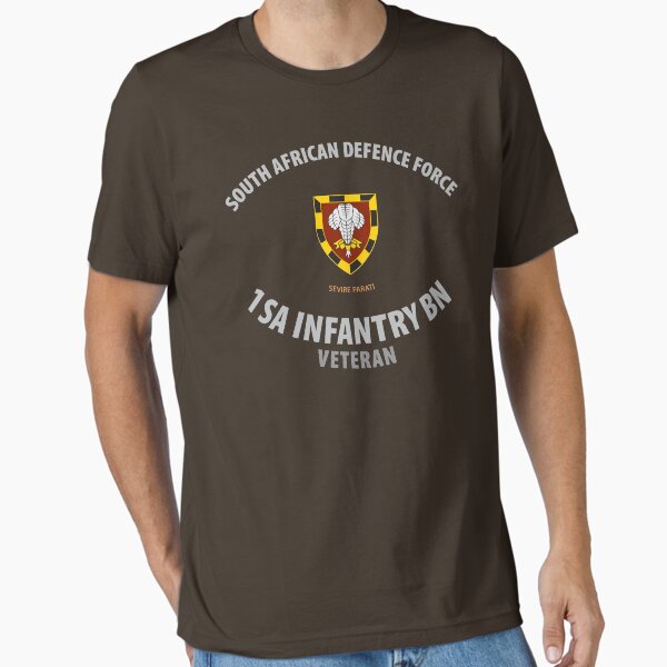 "SADF 1 SA Infantry Battalion Veteran Shirt" Essential T-Shirt for Sale ...