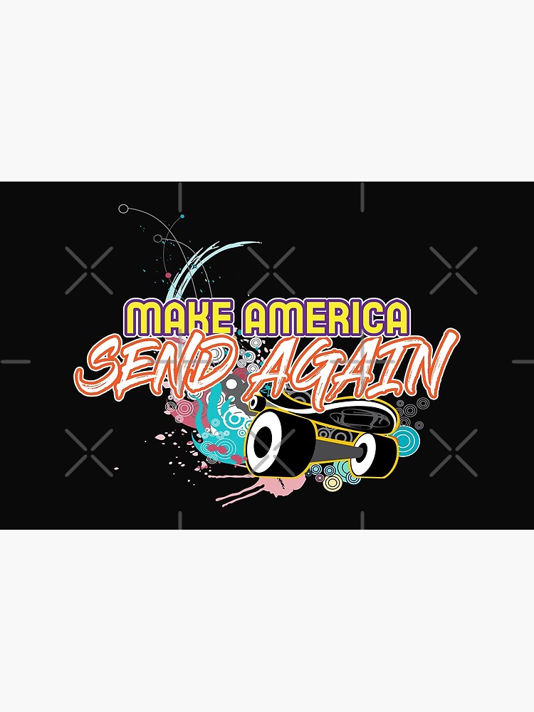 "Make America Send Again - super cool " Zipper Pouch by Aymanejed ...