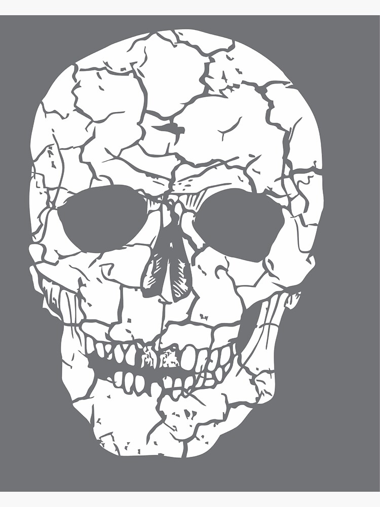 "Skull TRASH" Sticker for Sale by Akz84 | Redbubble