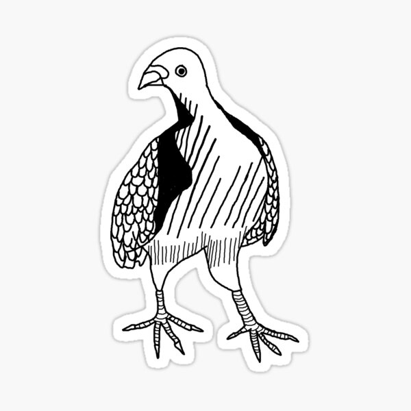 "Mr. Pi John the Pigeon" Sticker by floppy-pigeon | Redbubble