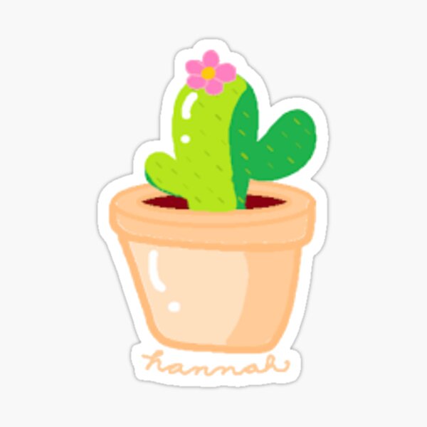 Hannah”" Sticker for Sale by yoursmiley | Redbubble