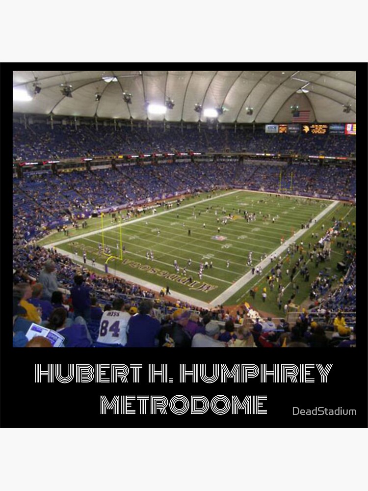 "Hubert H Humphrey Metrodome" Sticker for Sale by DeadStadium | Redbubble