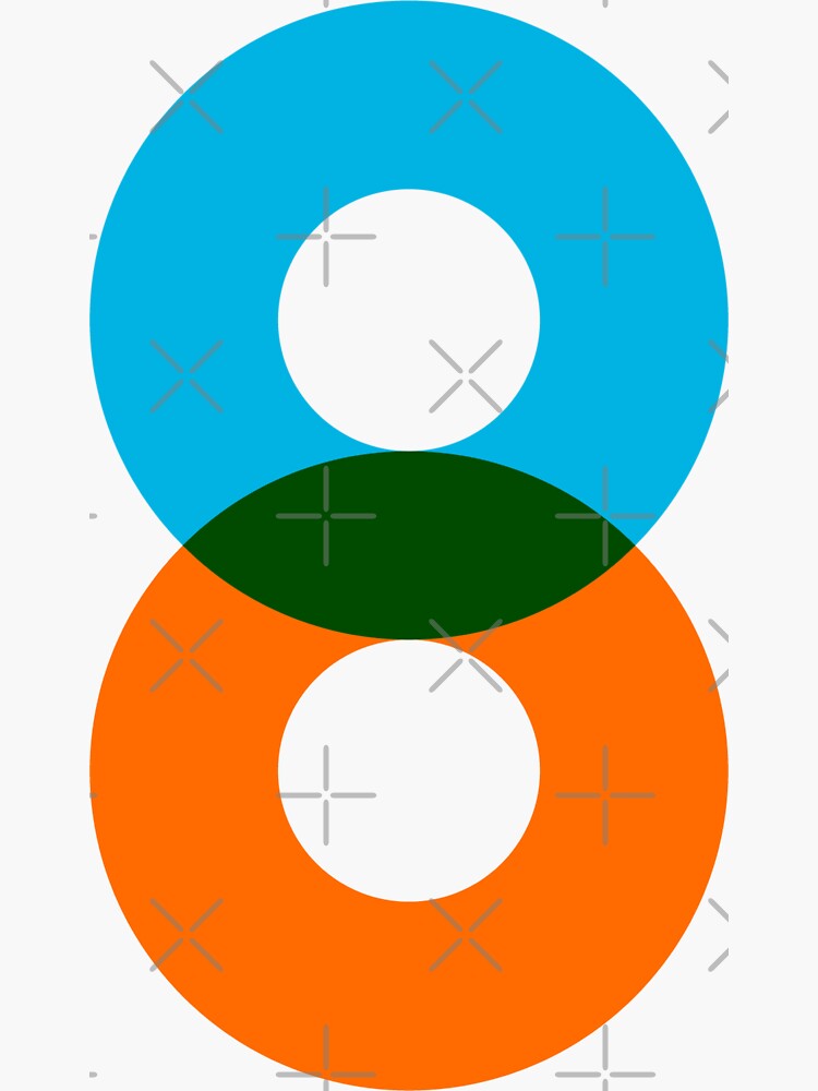 "8- Number Eight" Sticker by scaleupincome | Redbubble