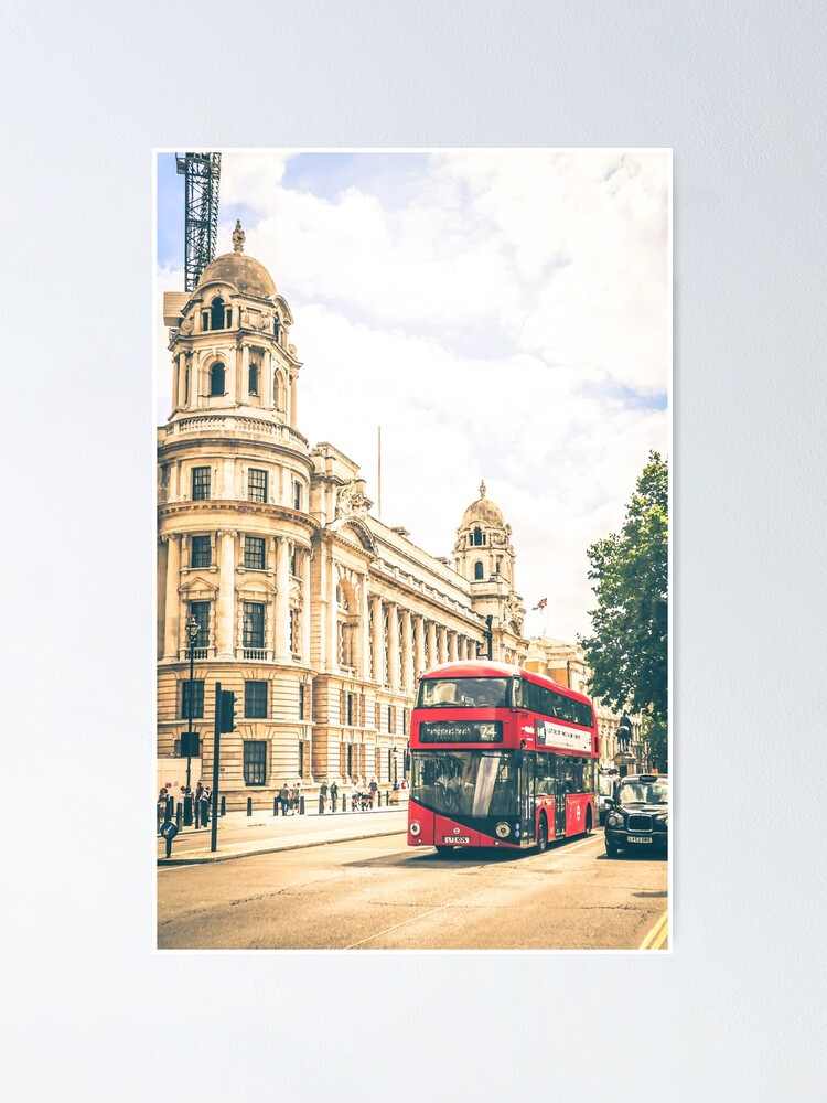 "Modern Routemaster London Bus" Poster by EnMiMochila | Redbubble
