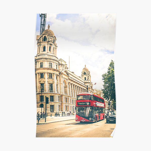 "Modern Routemaster London Bus" Poster by EnMiMochila | Redbubble