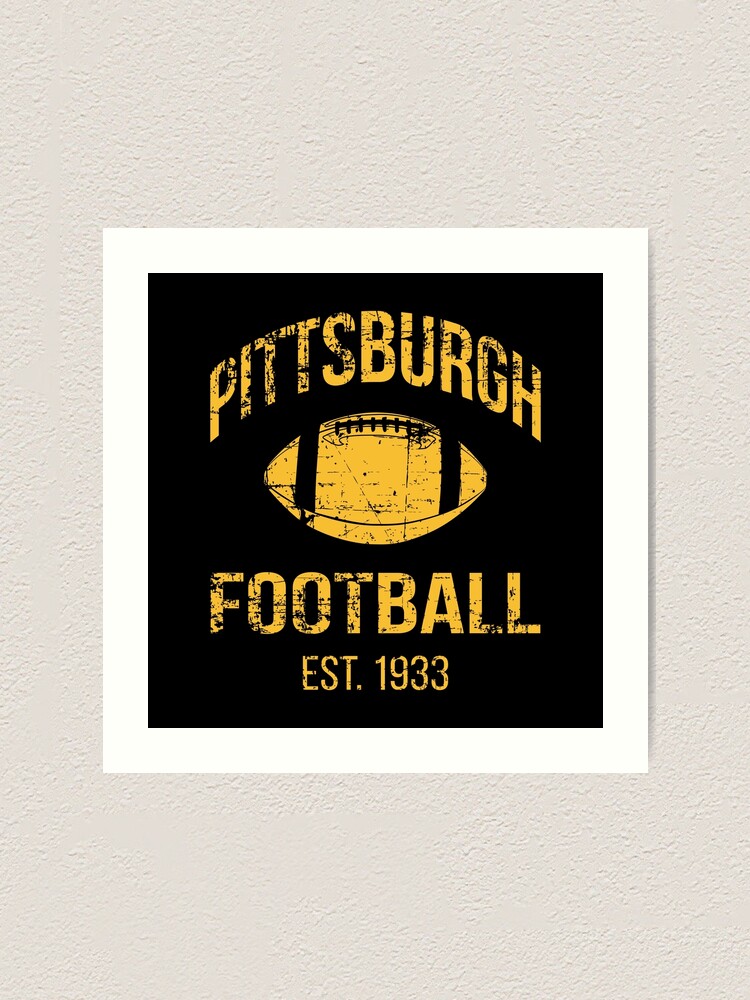 "Pittsburgh Football Team" Art Print by lemon-pepper | Redbubble