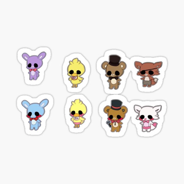 "Fnaf chibi" Sticker by Animerch-n-more | Redbubble