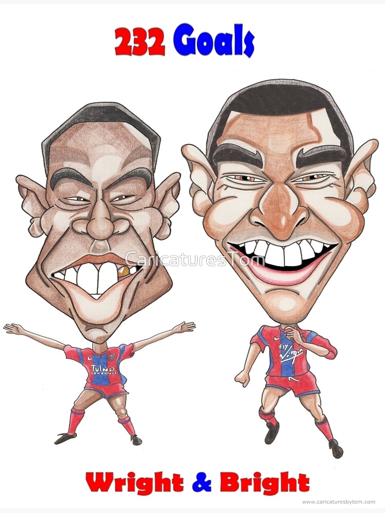 "Wright & Bright" Poster by CaricaturesTom | Redbubble