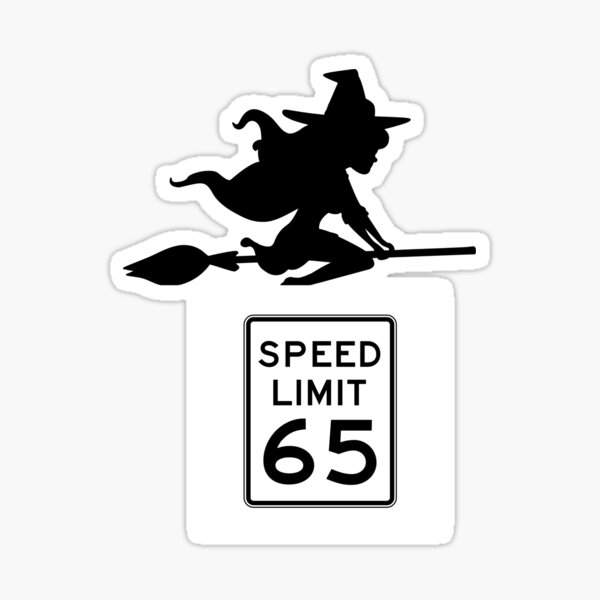 "No speeding" Sticker for Sale by WildCreation | Redbubble