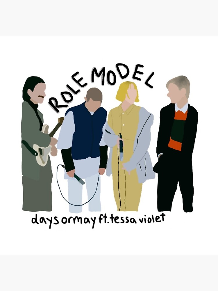 "role model album cover outline" Art Print for Sale by abbyrosemore ...