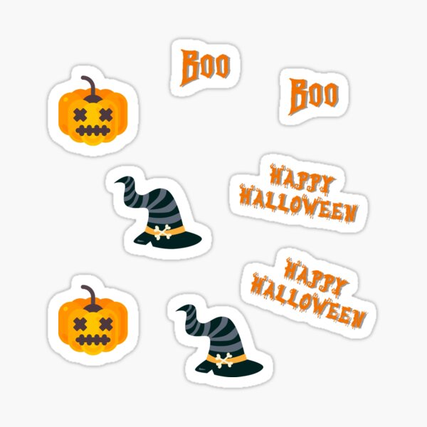 "Halloween Stickers Pack 01" Sticker by ArtofFall3n | Redbubble