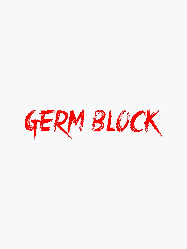 "Germ block little lunch sticker" Sticker for Sale by sherrig12 | Redbubble