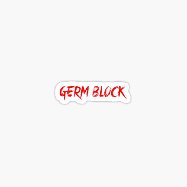 "Germ block little lunch sticker" Sticker for Sale by sherrig12 | Redbubble
