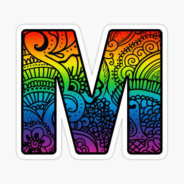 Letter M Stickers | Redbubble