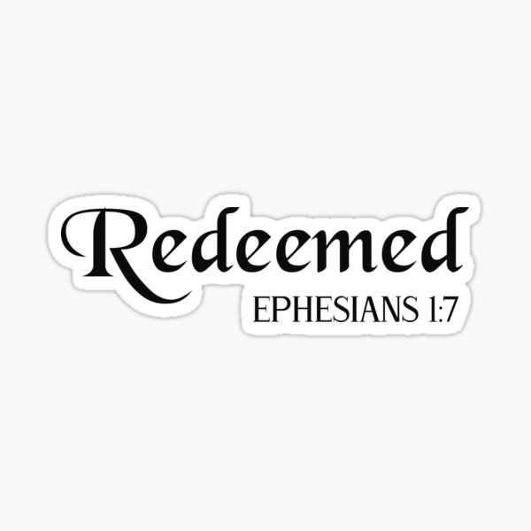 "Redeemed" Sticker for Sale by Julianadieyi | Redbubble