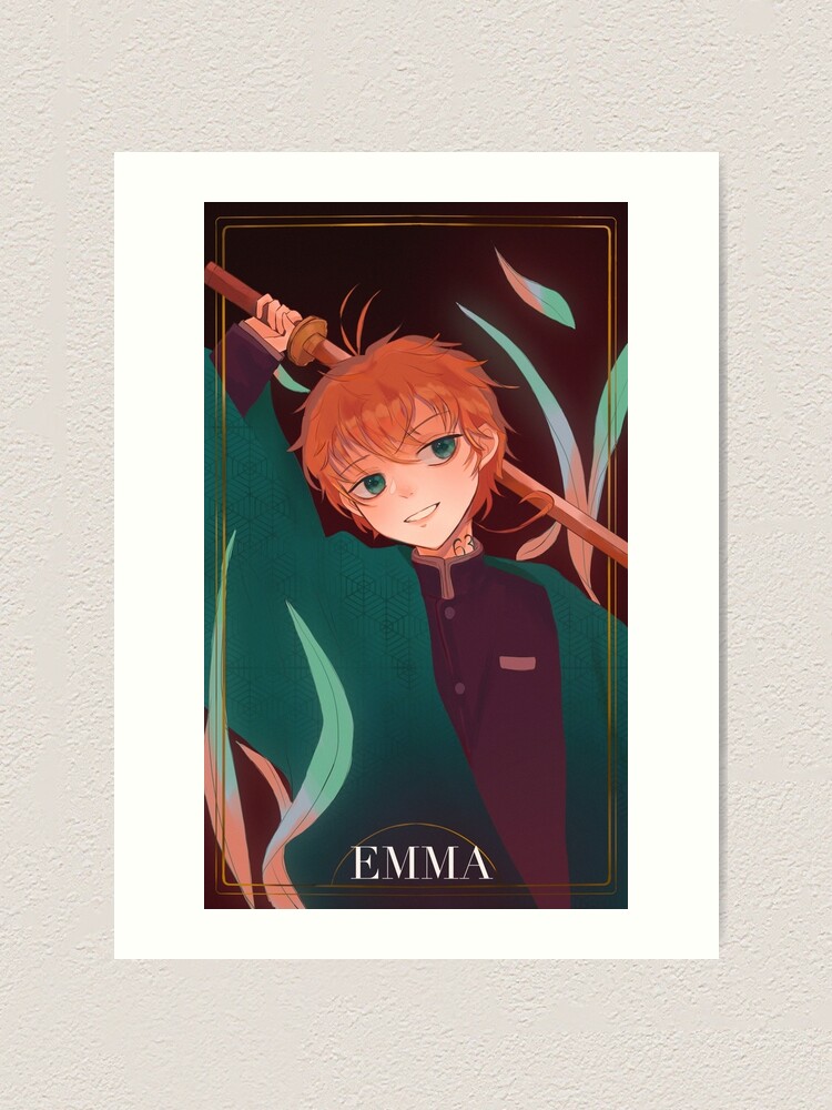 "Emma x demon slayer" Art Print for Sale by Kewpiwhonkhonk | Redbubble