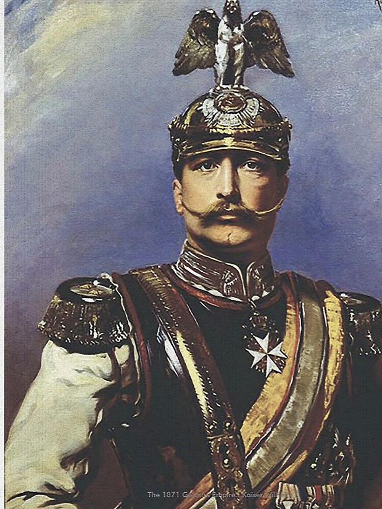 "Kaiser Wilhelm II with Prussian Royal Guards helmet " iPhone Case for ...