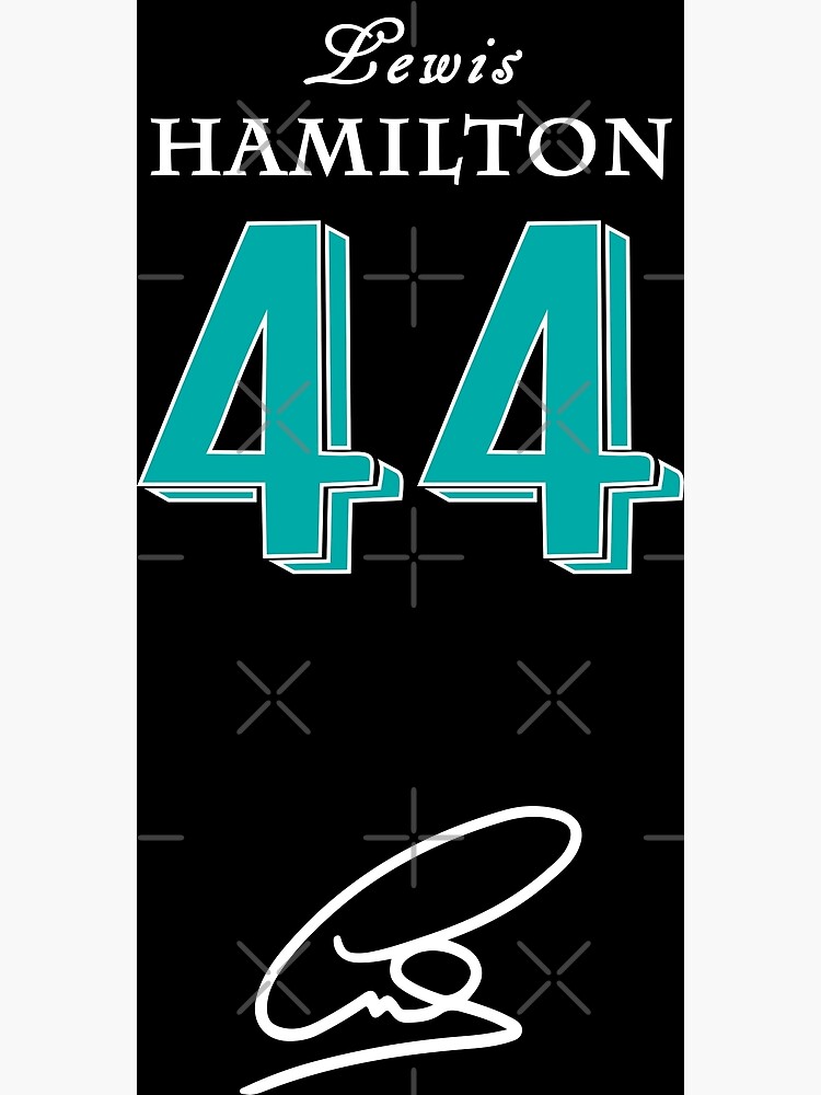 "Lewis Hamilton signature - F1 2022" Poster by Malaka7 | Redbubble
