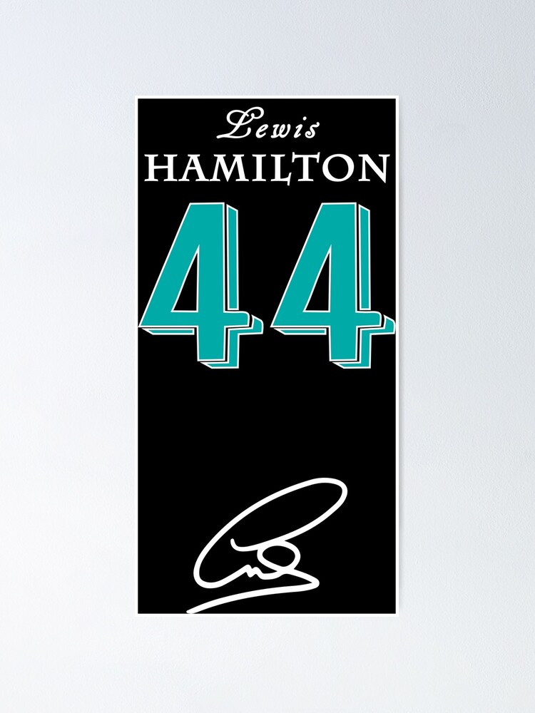 "Lewis Hamilton signature - F1 2022" Poster by Malaka7 | Redbubble