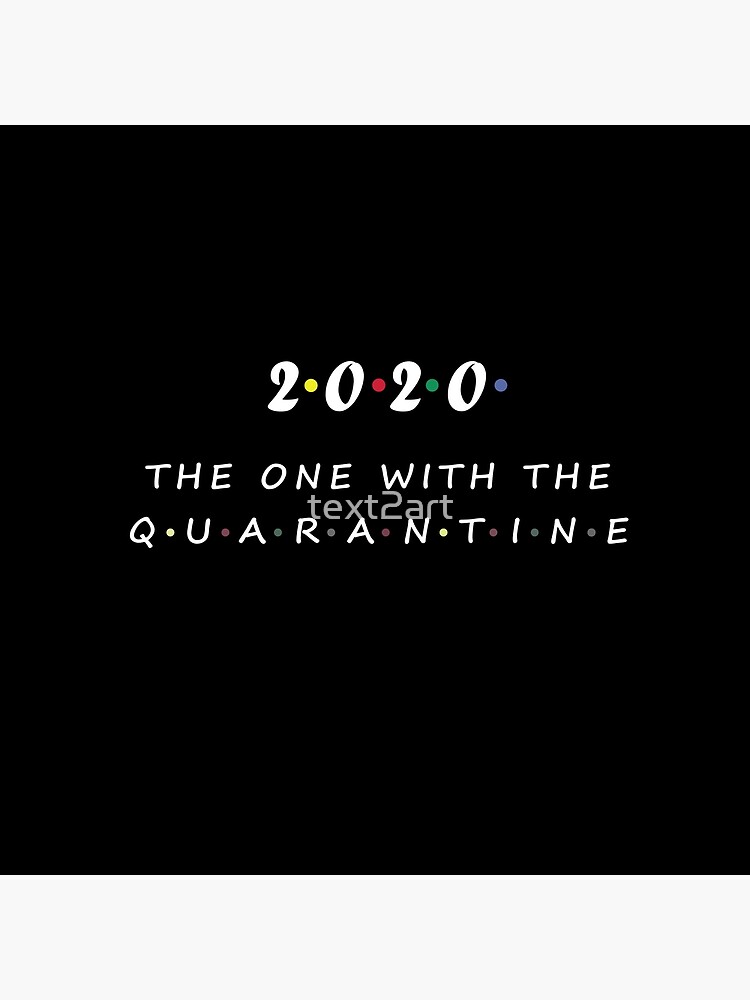 "quarantine quote" Poster for Sale by text2art | Redbubble