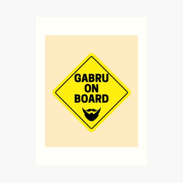 Gabru Art Prints | Redbubble