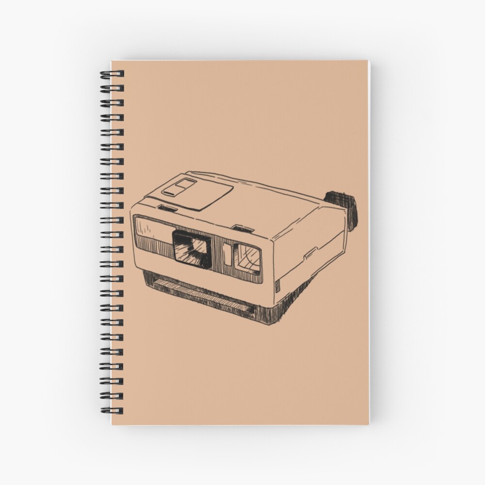 "Life is Strange Polaroid Camera Sketch Symbol Logo" Spiral Notebook by ...