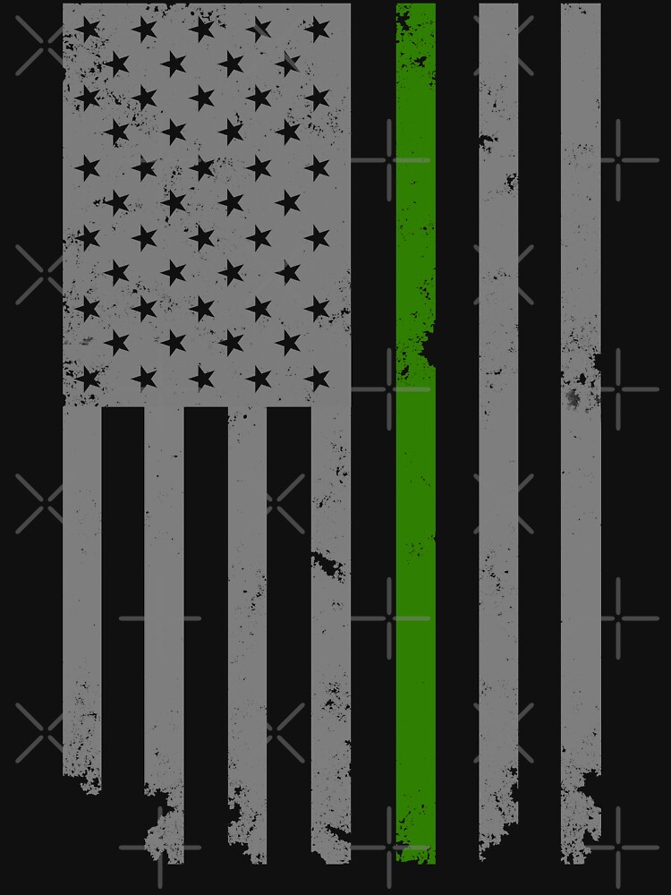 "Gray Distressed American Military Vertical Flag USA Patriotic Green ...