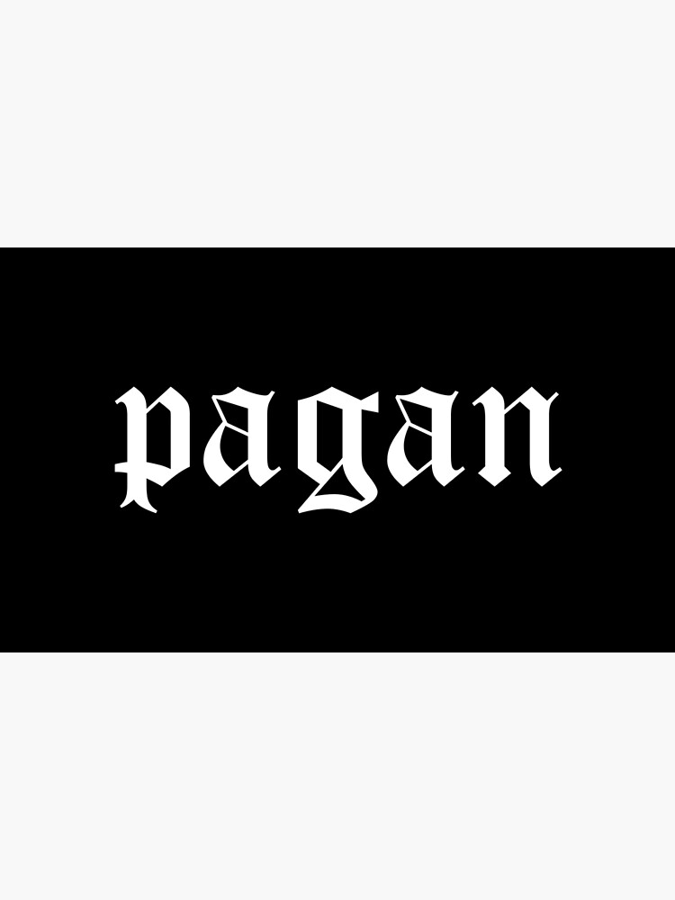 "Pagan, Paganism text logo" Photographic Print by burst1 | Redbubble