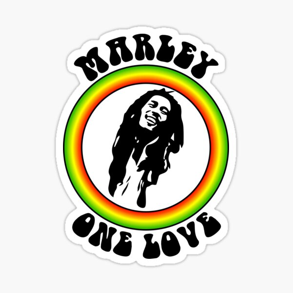 "One Love" Sticker by emmahulet | Redbubble