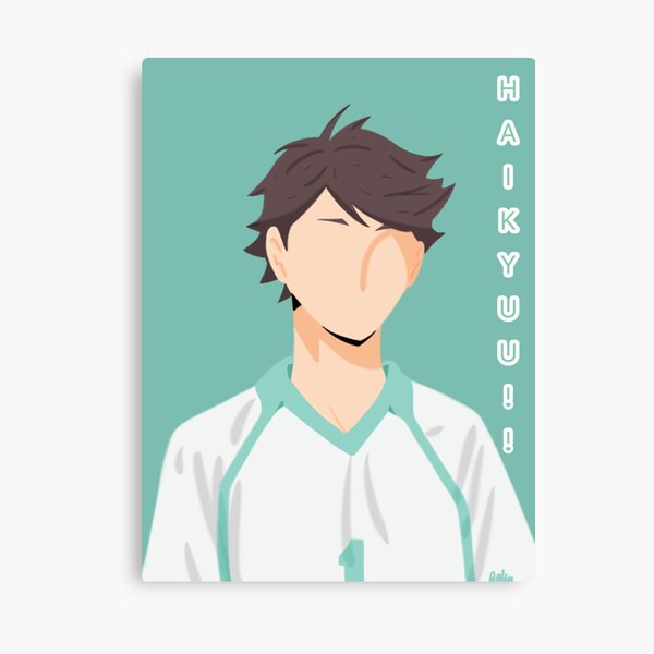 "Haikyuu!! - Oikawa Minimalist (With Text)" Canvas Print by ...