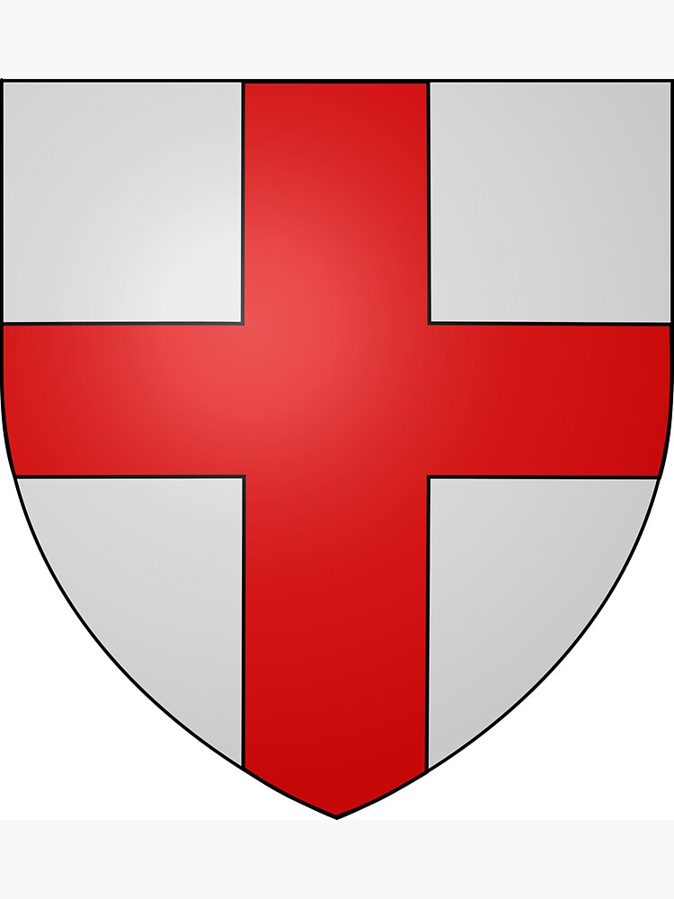 "Coat of Arms of Republic of Genoa, 1005-1797" Canvas Print by abbeyz71 ...