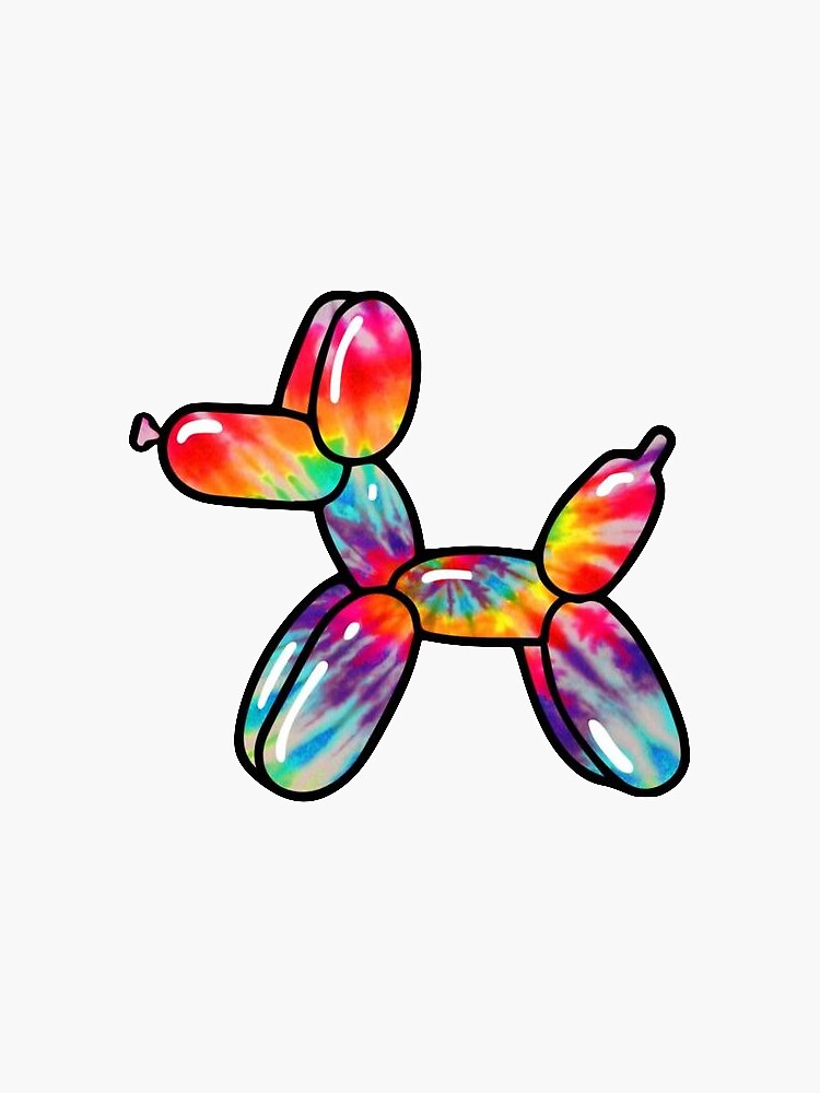 "colorful balloon dog" Sticker for Sale by Sofiv10 | Redbubble