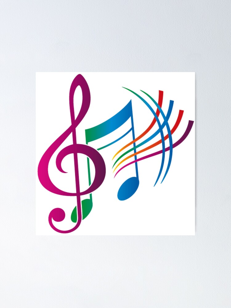 "Treble clef" Poster by Wargames1 | Redbubble