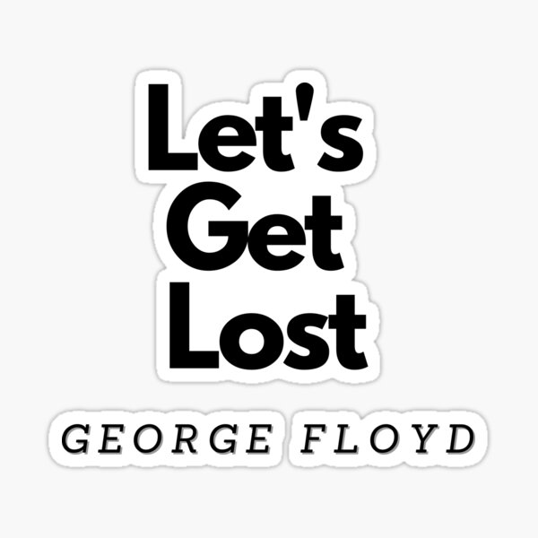 "GEORGE FLOYD" Sticker for Sale by yusufmedeni | Redbubble