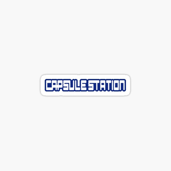 "Capsule Station Logo" Sticker for Sale by RubenCRM | Redbubble