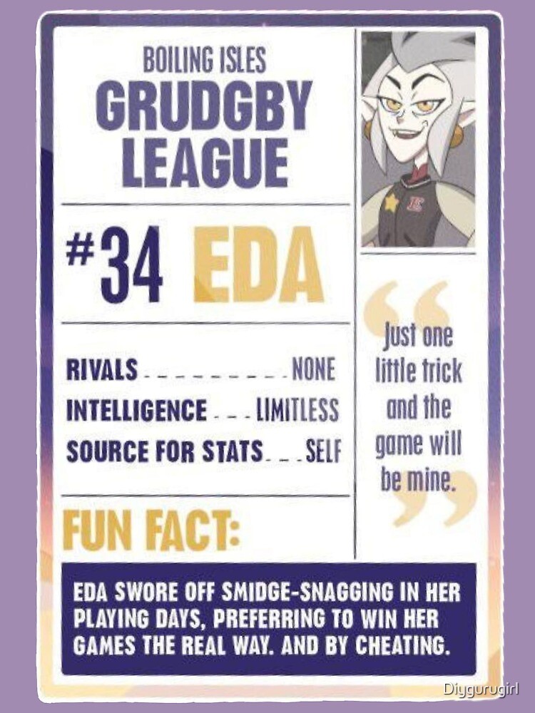 "eda clawthorne boiling isles hexside grudgby league card" Photographic ...