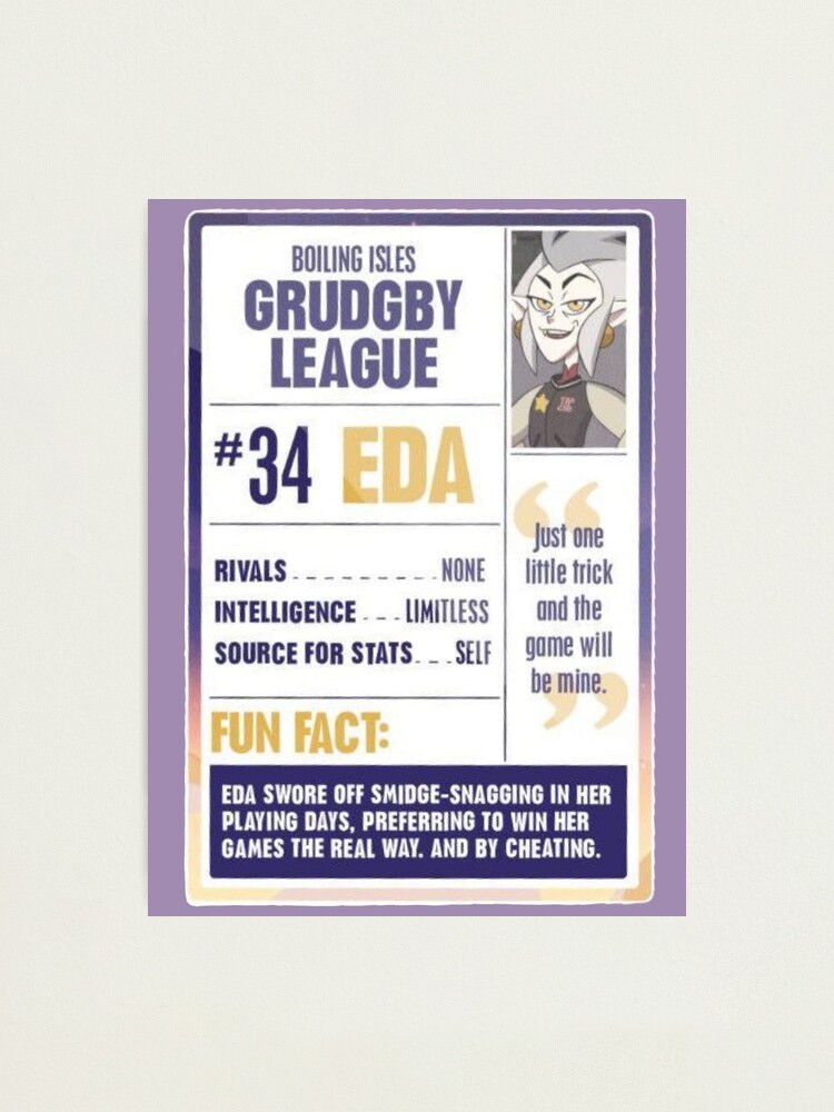 "eda clawthorne boiling isles hexside grudgby league card" Photographic ...