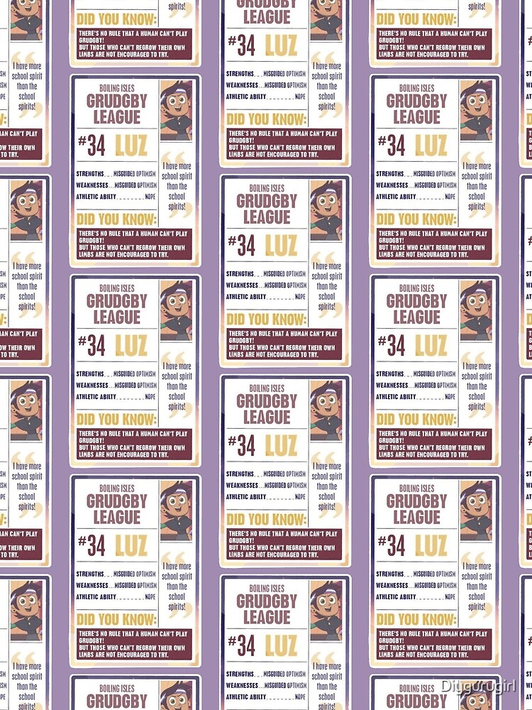 " luz boiling isles hexside grudgby league card" Scarf by Diygurugirl ...