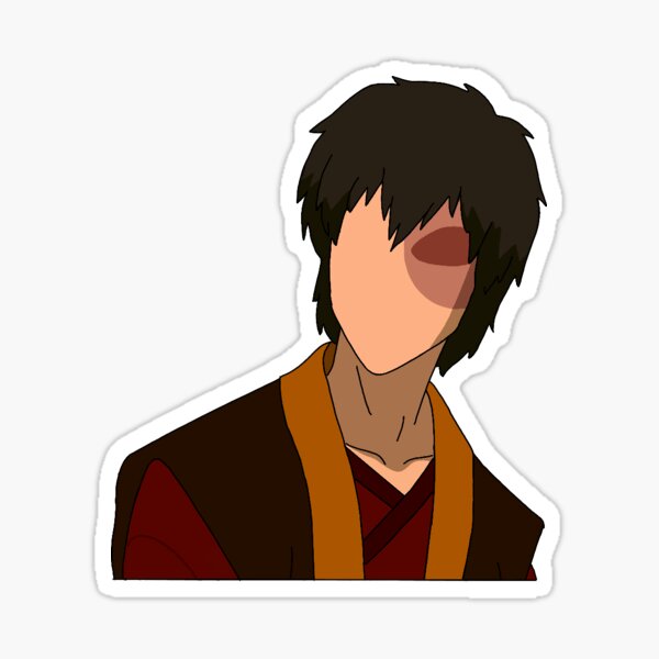 "minimalist zuko " Sticker by mgkilman | Redbubble