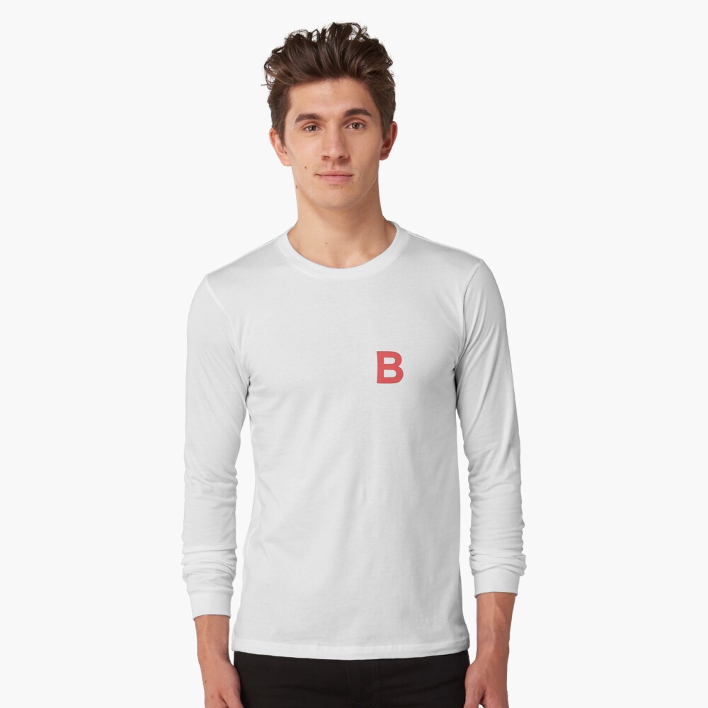 "letter b red" Sticker for Sale by ZiphGames | Redbubble