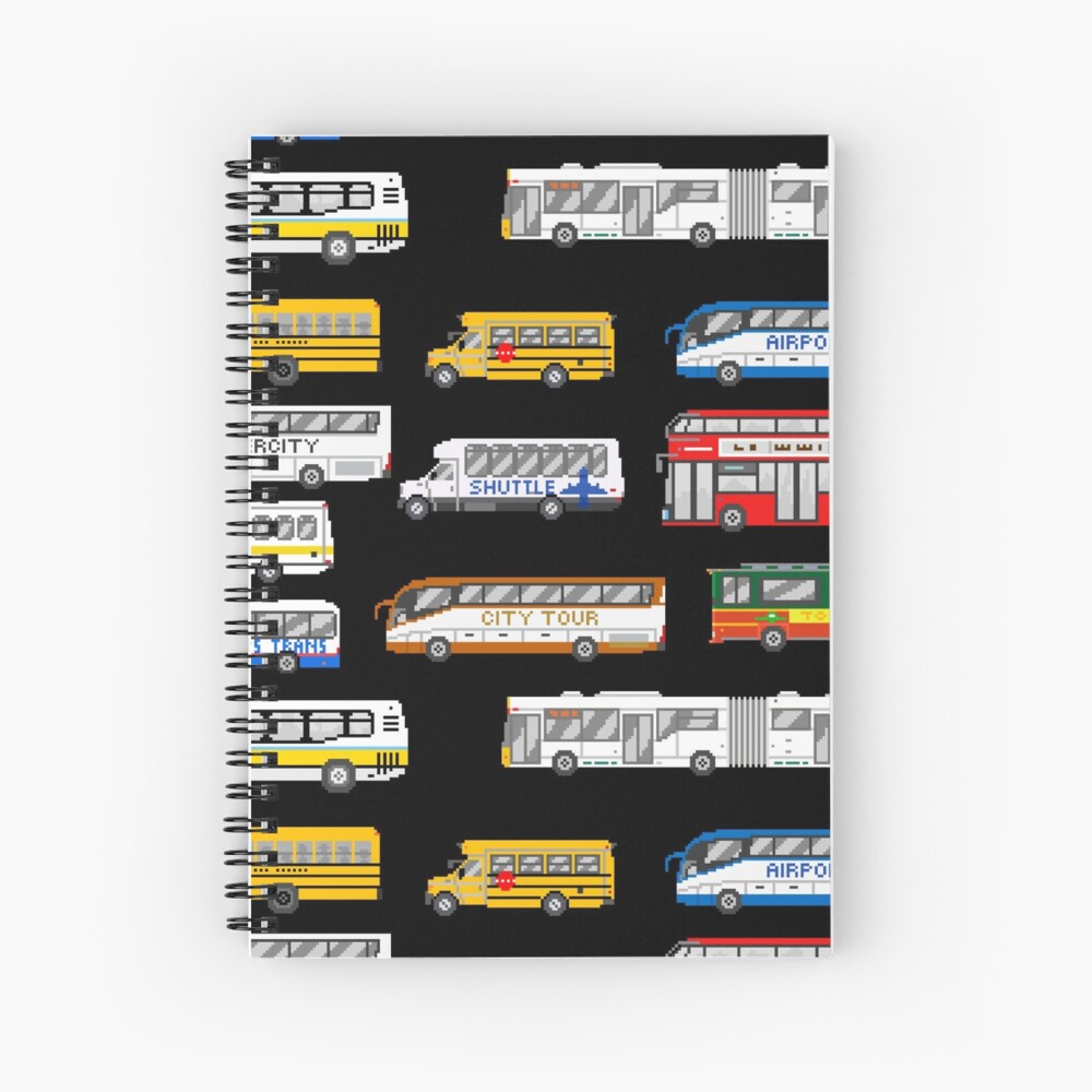 "Buses - The Kids' Picture Show" Spiral Notebook for Sale by ...