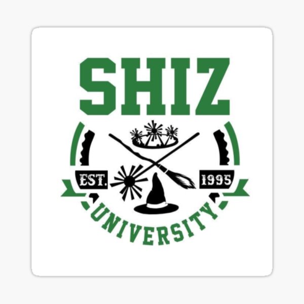 "Shiz University Logo" Sticker for Sale by bricecloke02 | Redbubble