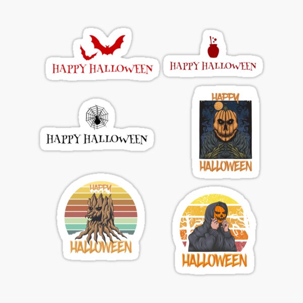 "Halloween Pack" Sticker for Sale by Rabia01 | Redbubble