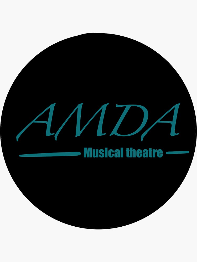 "AMDA" Sticker by Kellymarsh01 | Redbubble