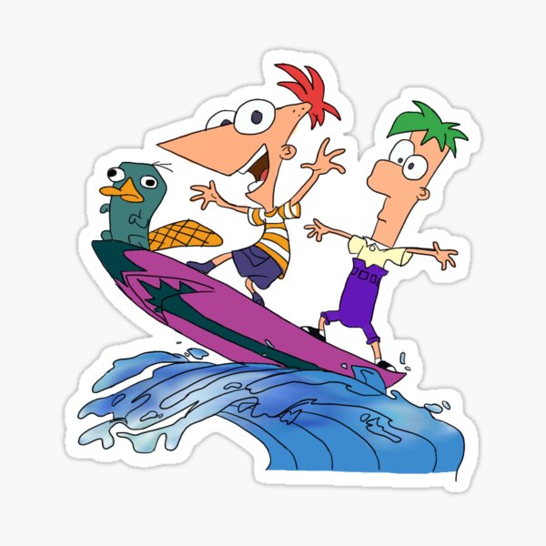 "P and ferb " Sticker for Sale by Stephanie202318 | Redbubble